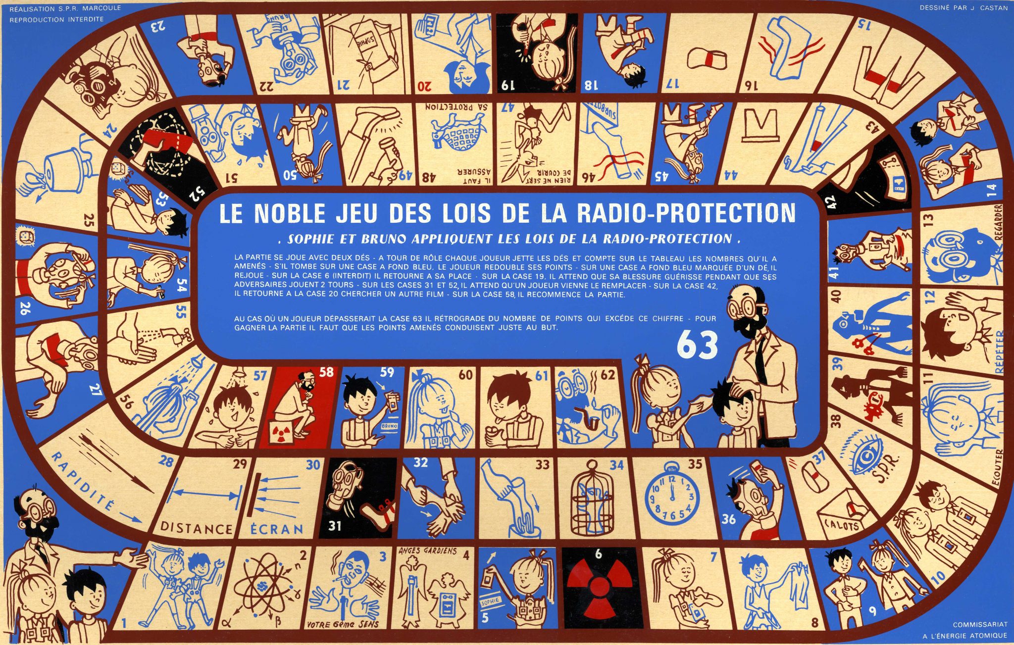 Un jeu de l'oie sur le risque radioactif - CRC MINES ParisTech